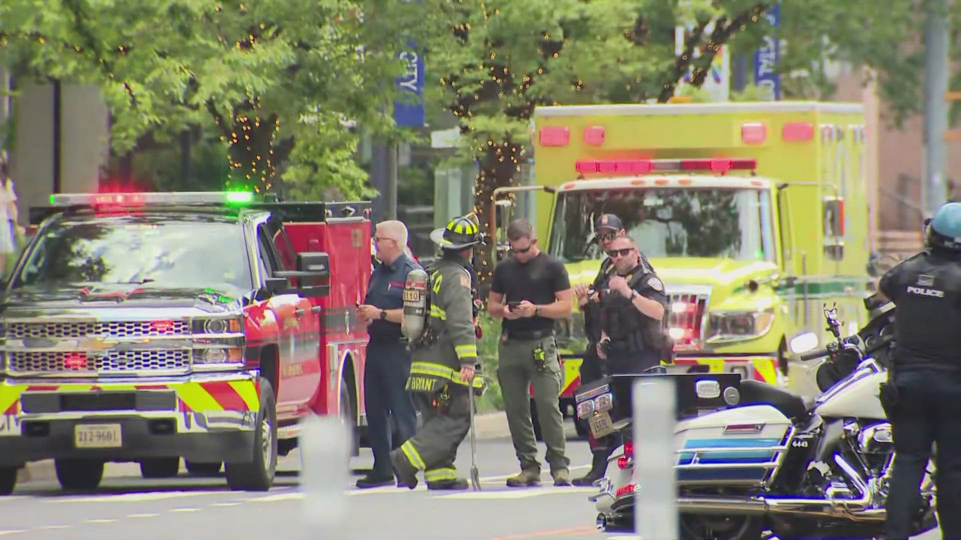 Arlington construction site flash fire sends person to hospital | wusa9.com