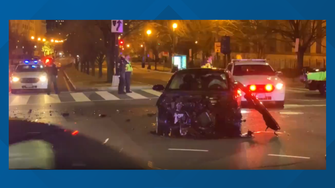 Washington DC Park Police crash 3rd Street Tunnel | wusa9.com
