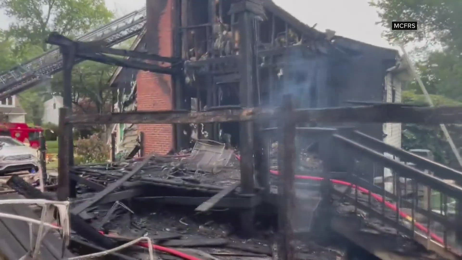Fire damages Silver Spring home after grill explosion | wusa9.com