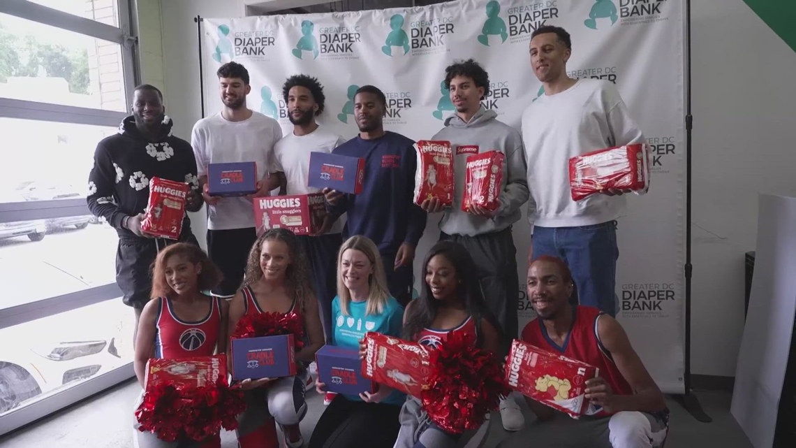 Washington Wizards, Monumental Sports donate 300,000 diapers | wusa9.com