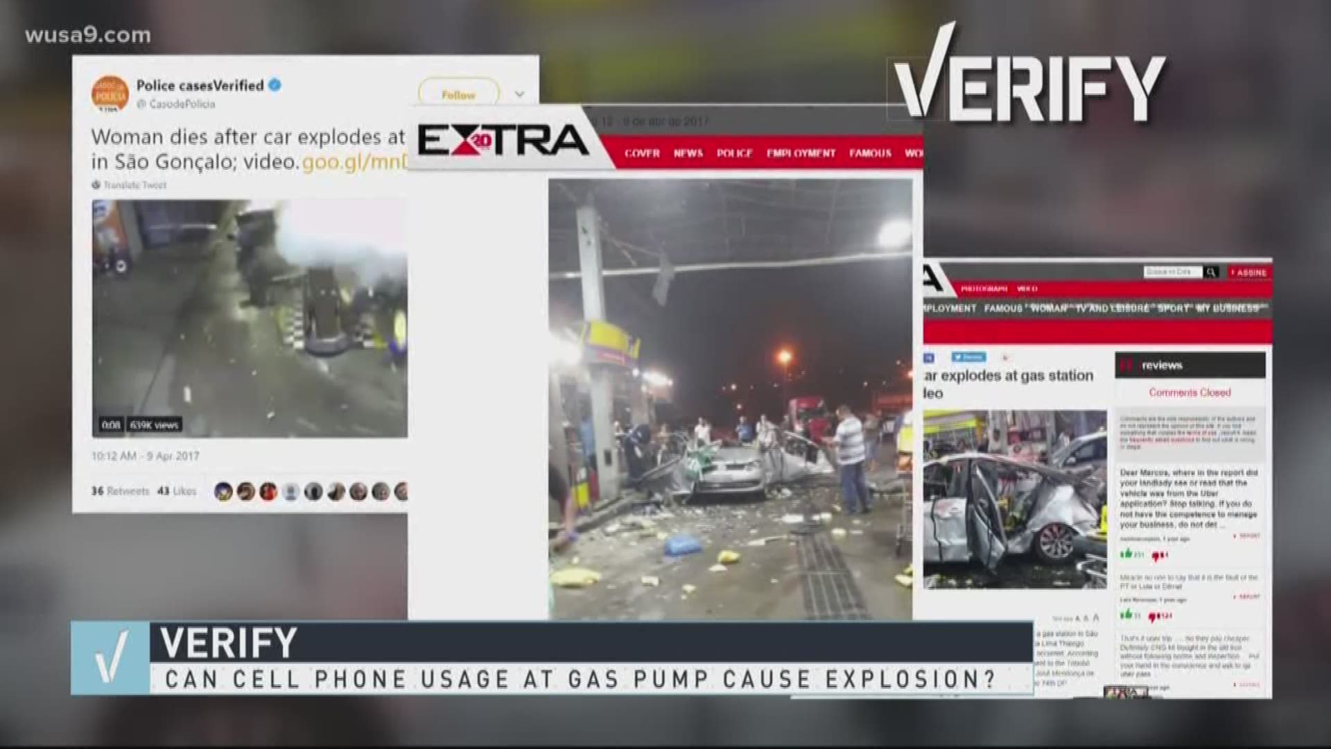 VERIFY: Can cell phone usage at gas pumps cause explosions? | wusa9.com