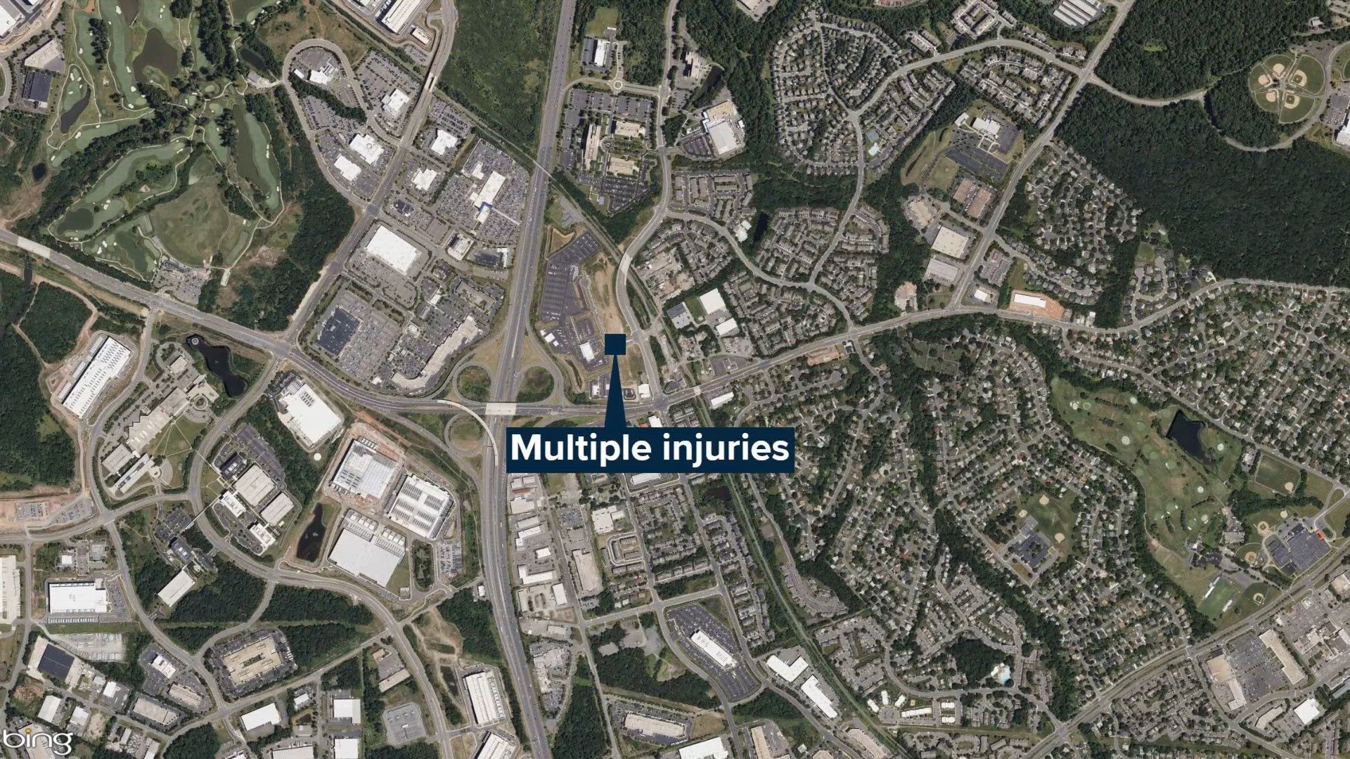 Six injured after vehicle hits building in Sterling | wusa9.com