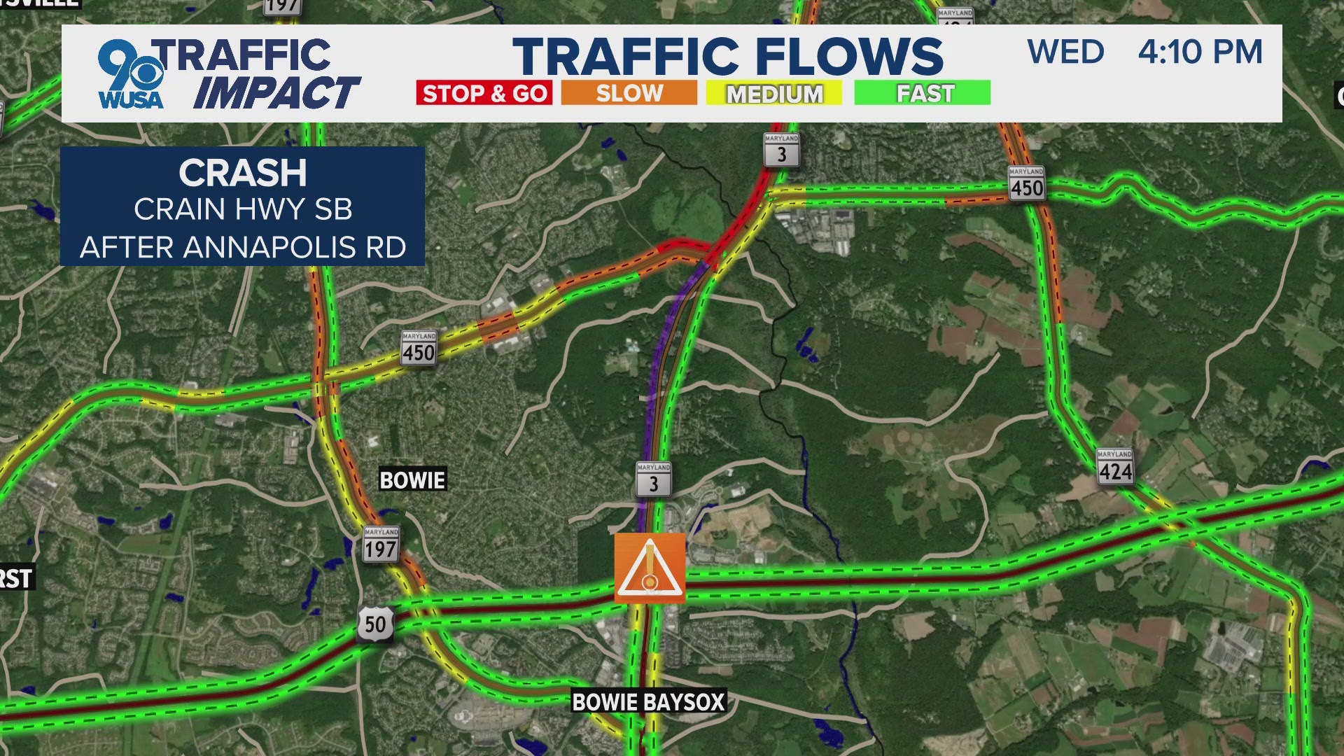 All lanes of Crain Highway back open after Wednesday crash | wusa9.com