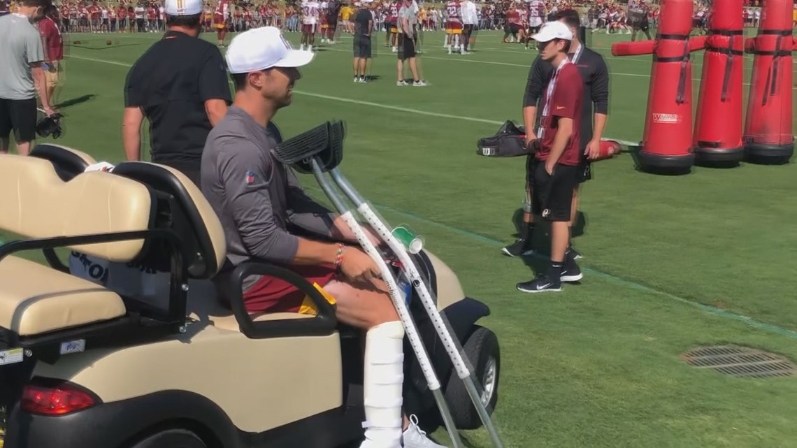 Redskins' Alex Smith makes training camp appearance | wusa9.com