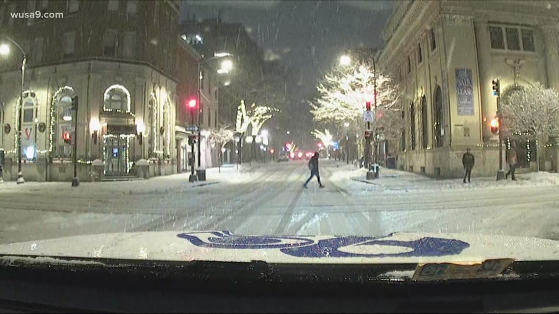 Frederick, Maryland snow begins to accumulate | wusa9.com