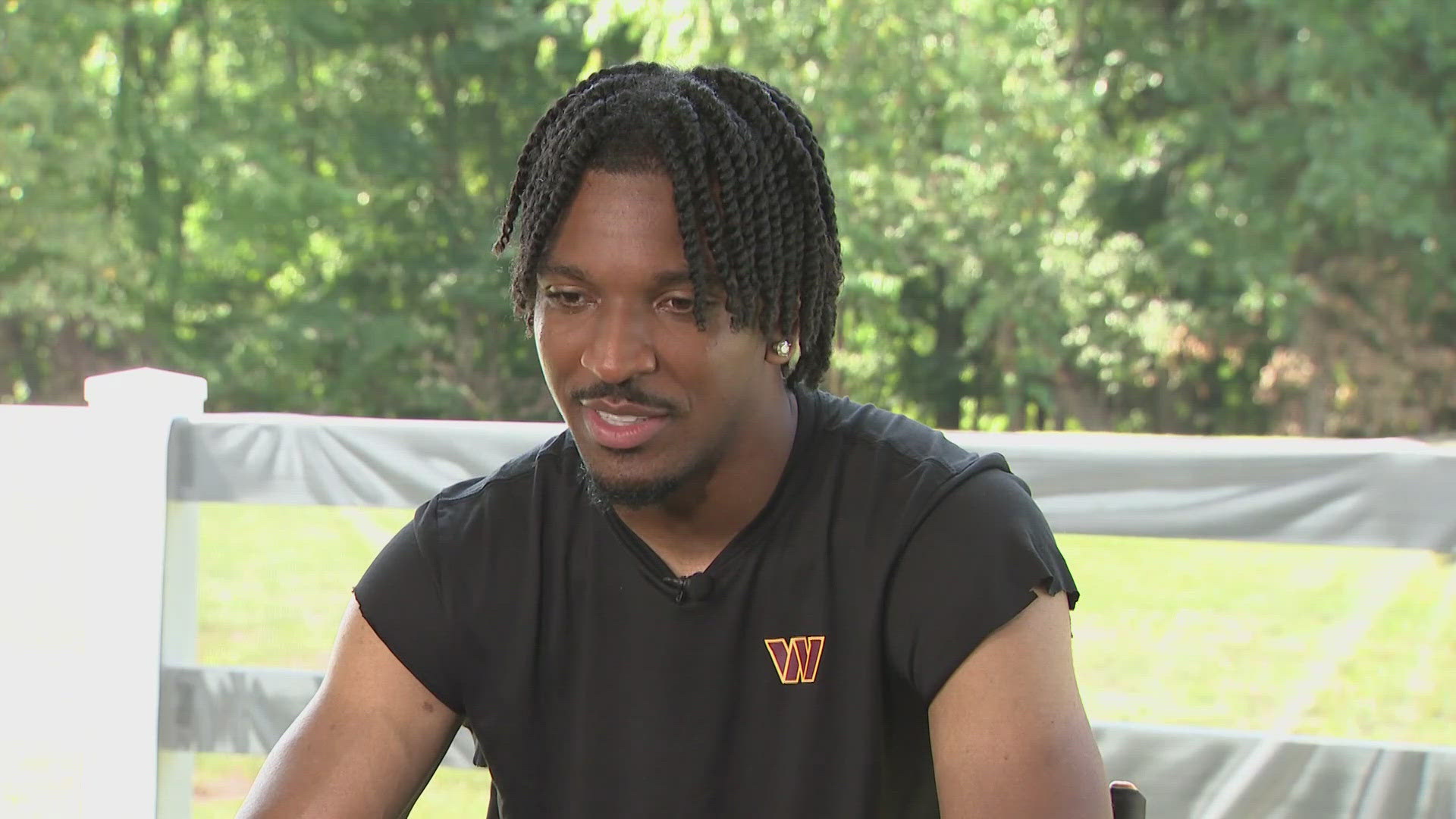 Jayden Daniels sits for first 1-on-1 with WUSA9 at Day 2 of Commanders ...