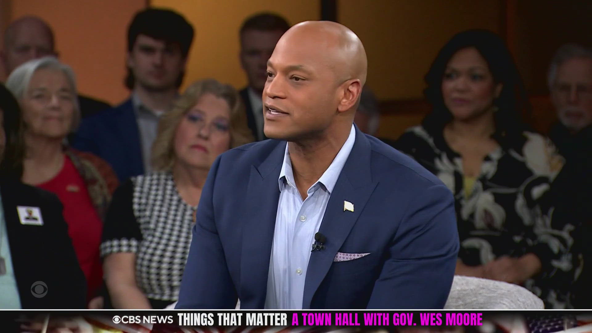 Maryland Gov. Wes Moore sat down with CBS for a discussion on issues ...
