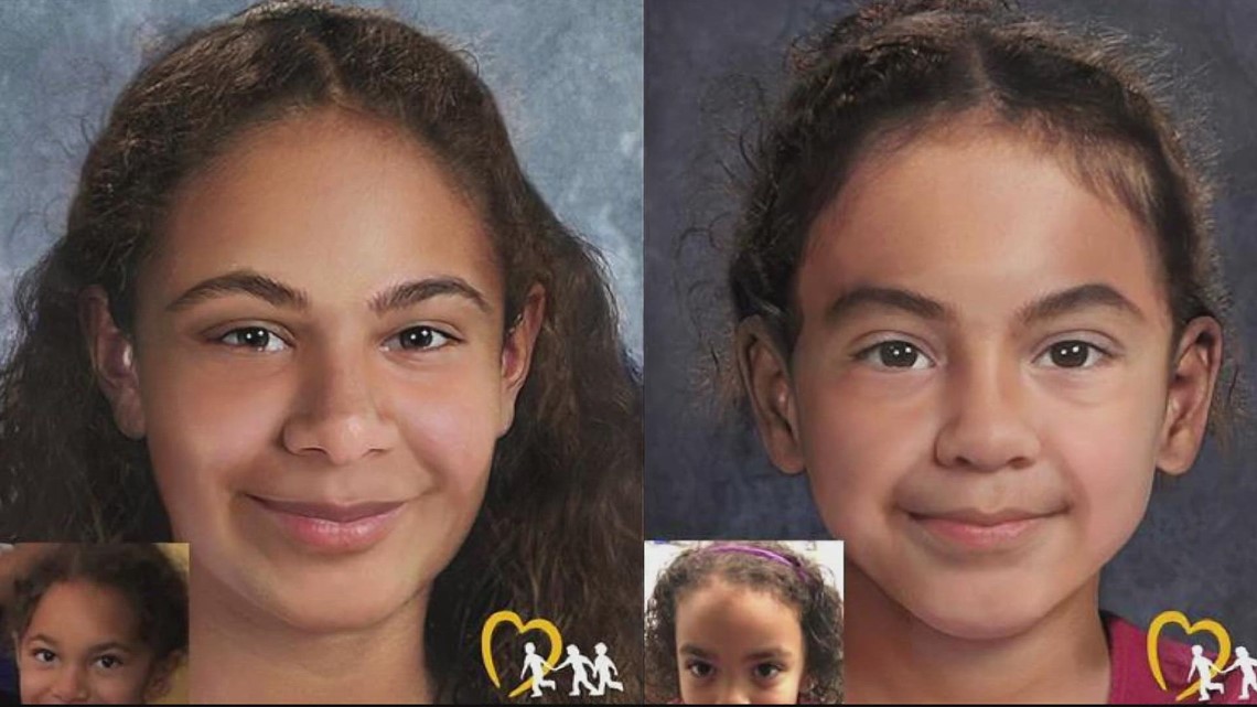 Missing sisters | Updated age progression photos released | wusa9.com