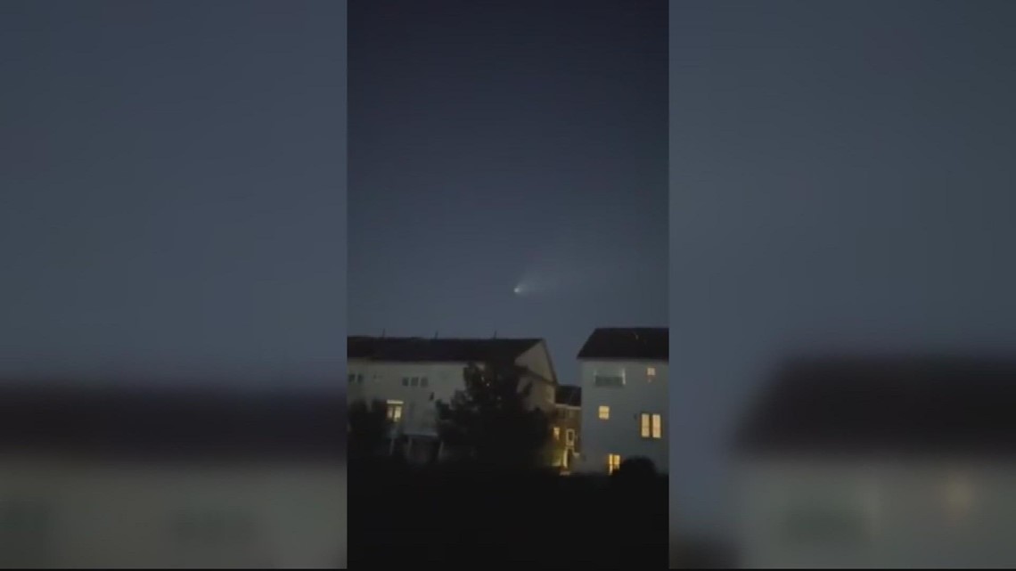 Did you see the strange light in the sky? | wusa9.com