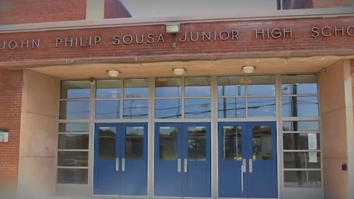 Vandals damage Sousa Middle School | wusa9.com