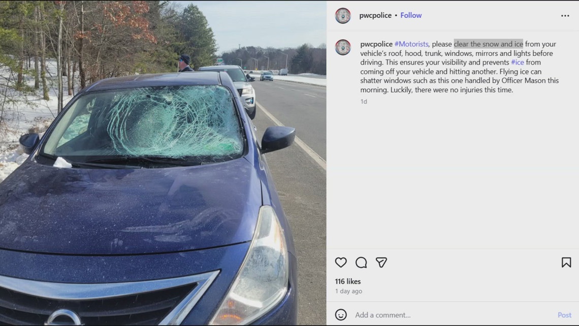 Snow, ice, 'snowcrete' still plaguing Northern Virginia roads | wusa9.com