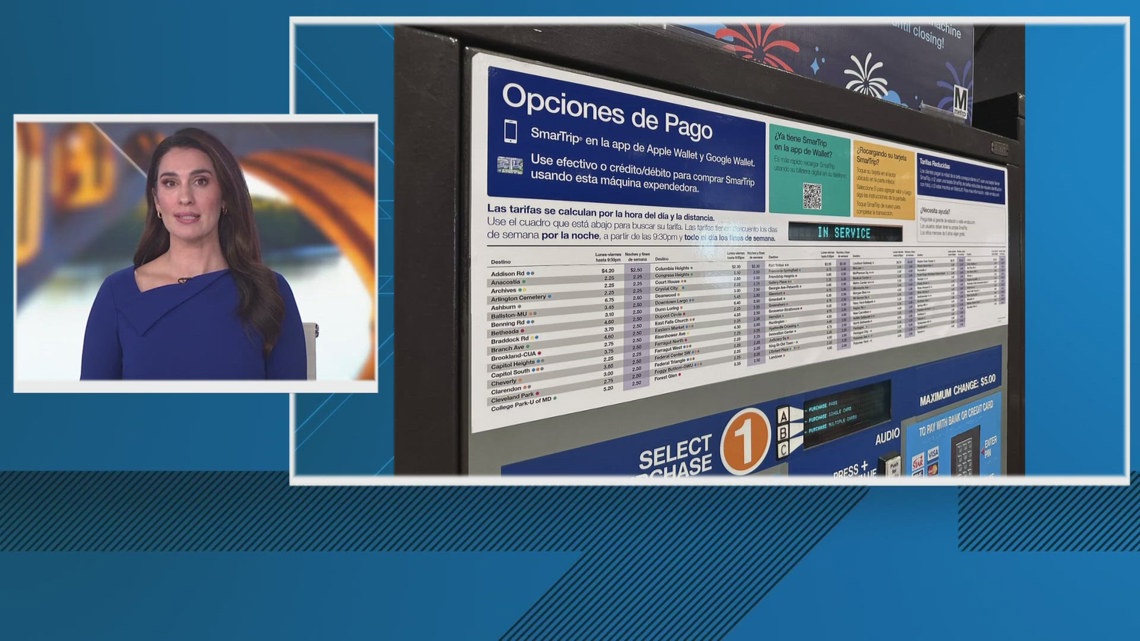Metro rolls out Spanish language fare charts at all trains stations ...