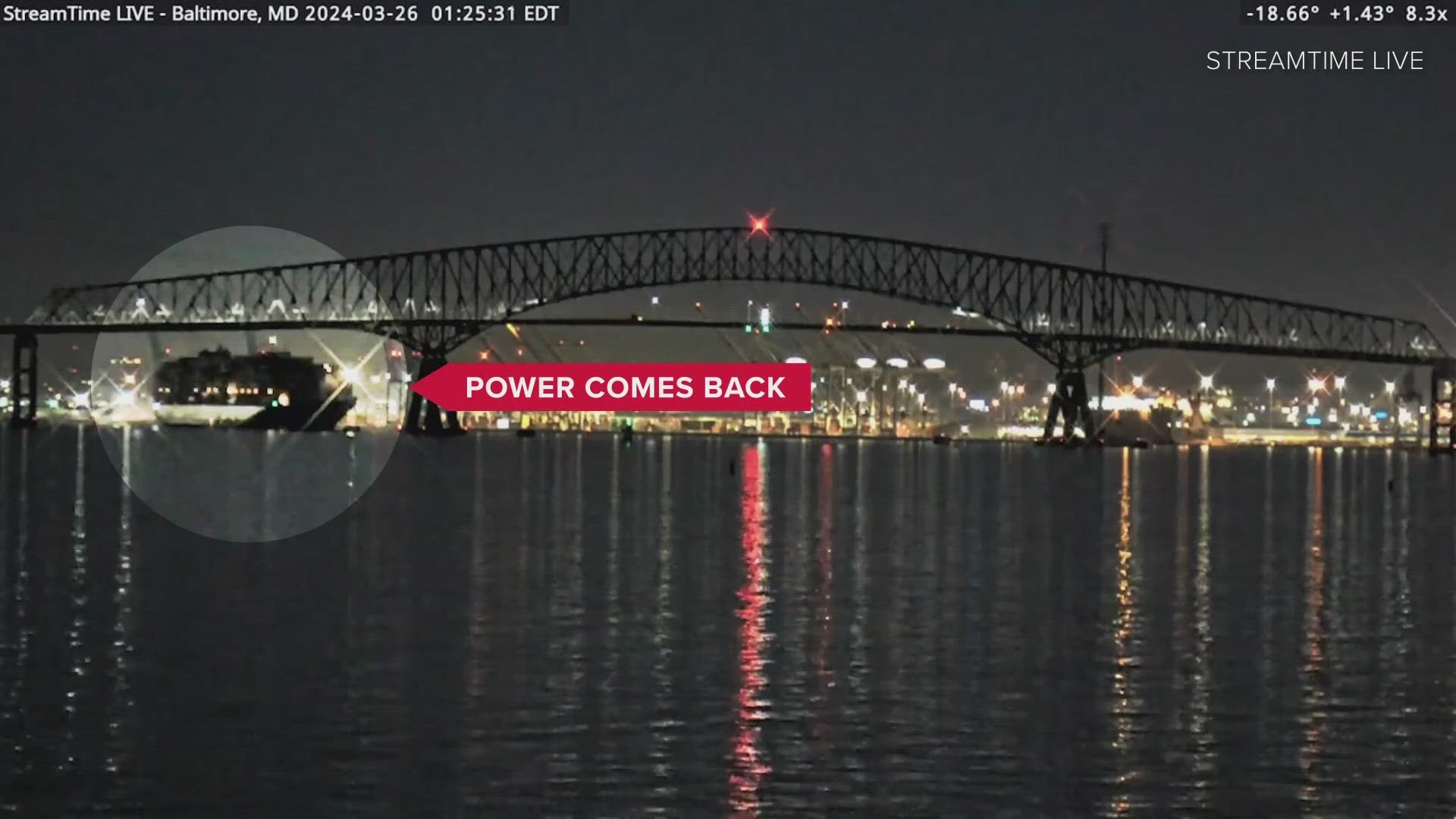 Video shows moments before cargo ship strikes Baltimore Key Bridge ...
