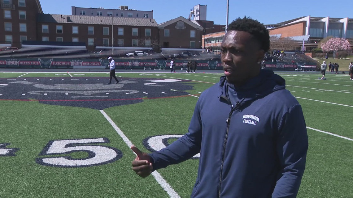 Howard football player aims to be first Bison drafted since 2006 ...