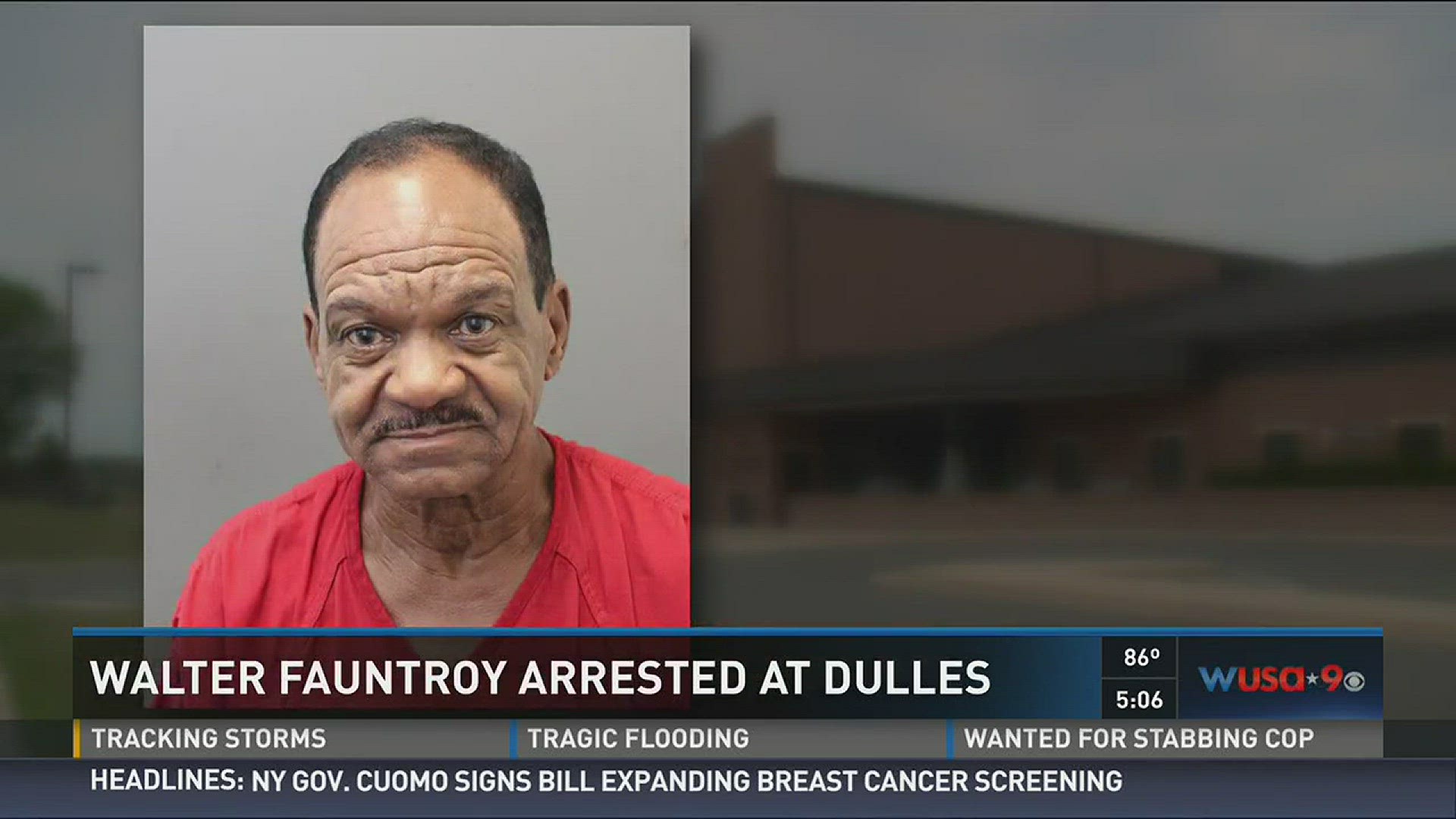 Rev. Walter Fauntroy arrested at Dulles Int'l Airport | wusa9.com