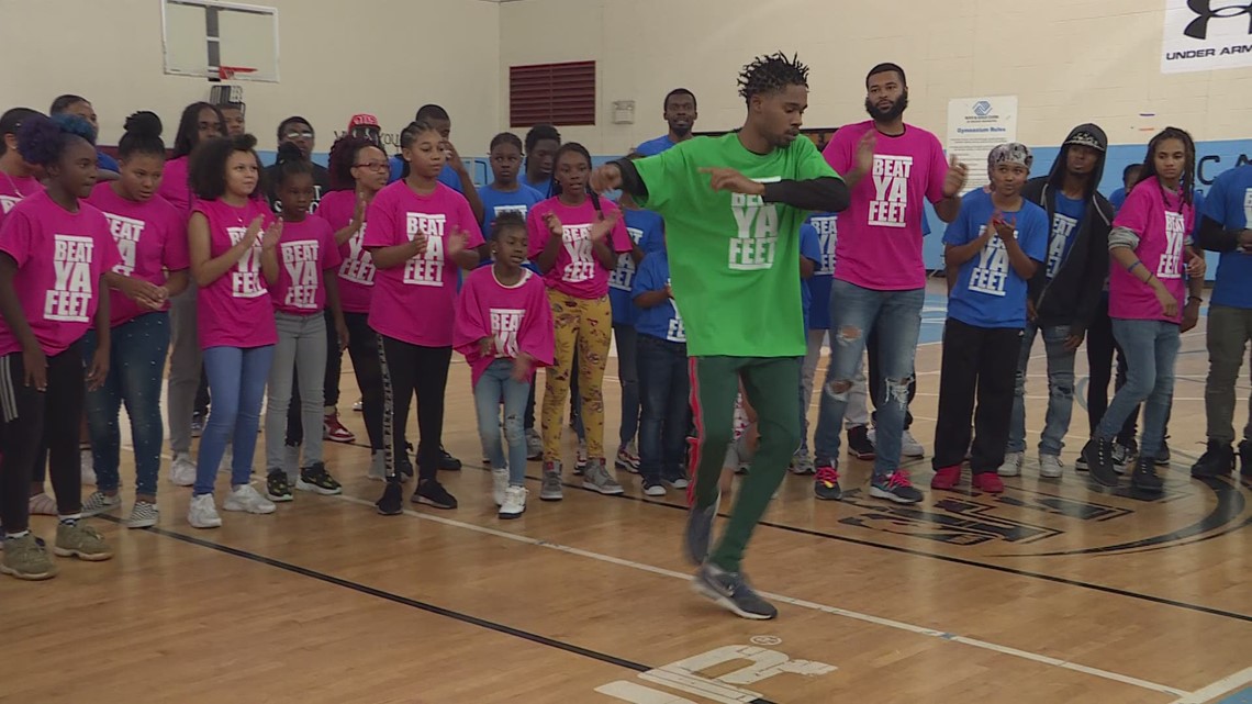 Dance teacher demonstrates "beat ya feet" | wusa9.com