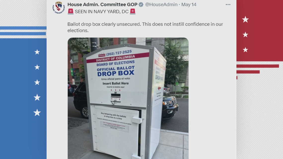 Open ballot box in DC prompts concerns about election security | wusa9.com