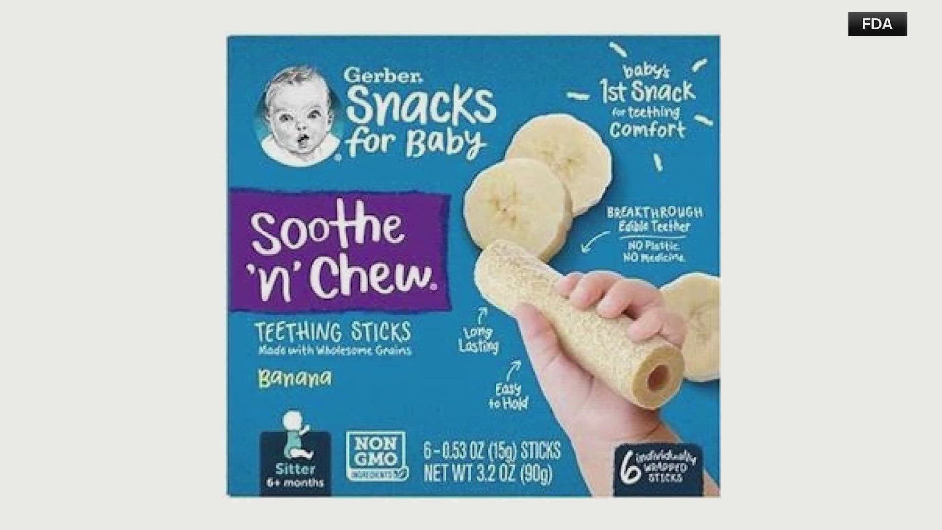 Gerber teething stick recalled | wusa9.com