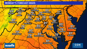 Weather Map For Washington Dc - Map