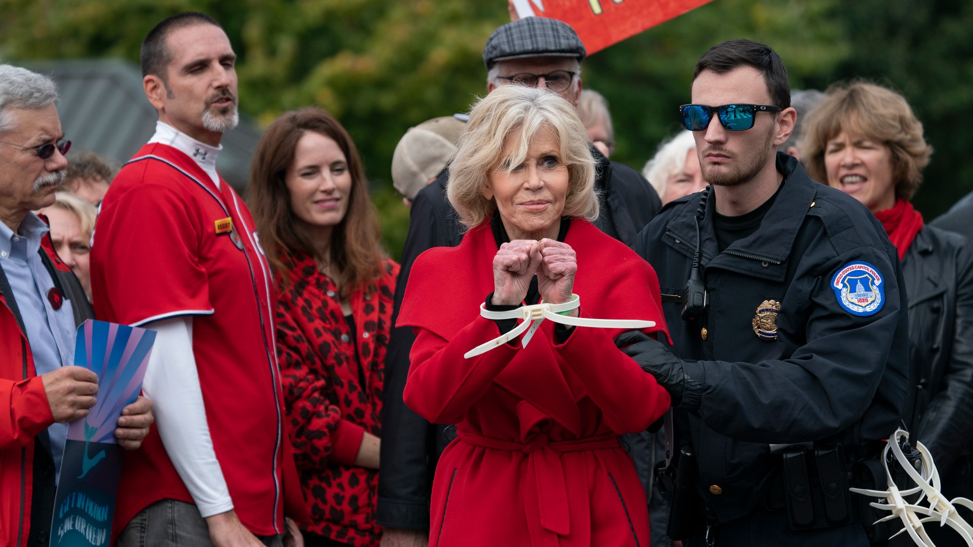 Jane Fonda's final Fire Drill Friday is underway on Capitol Hill ...