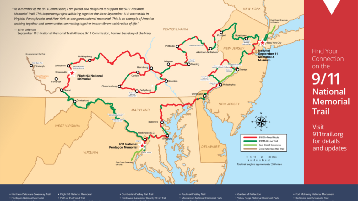 September 11th National Memorial Trail designation | wusa9.com