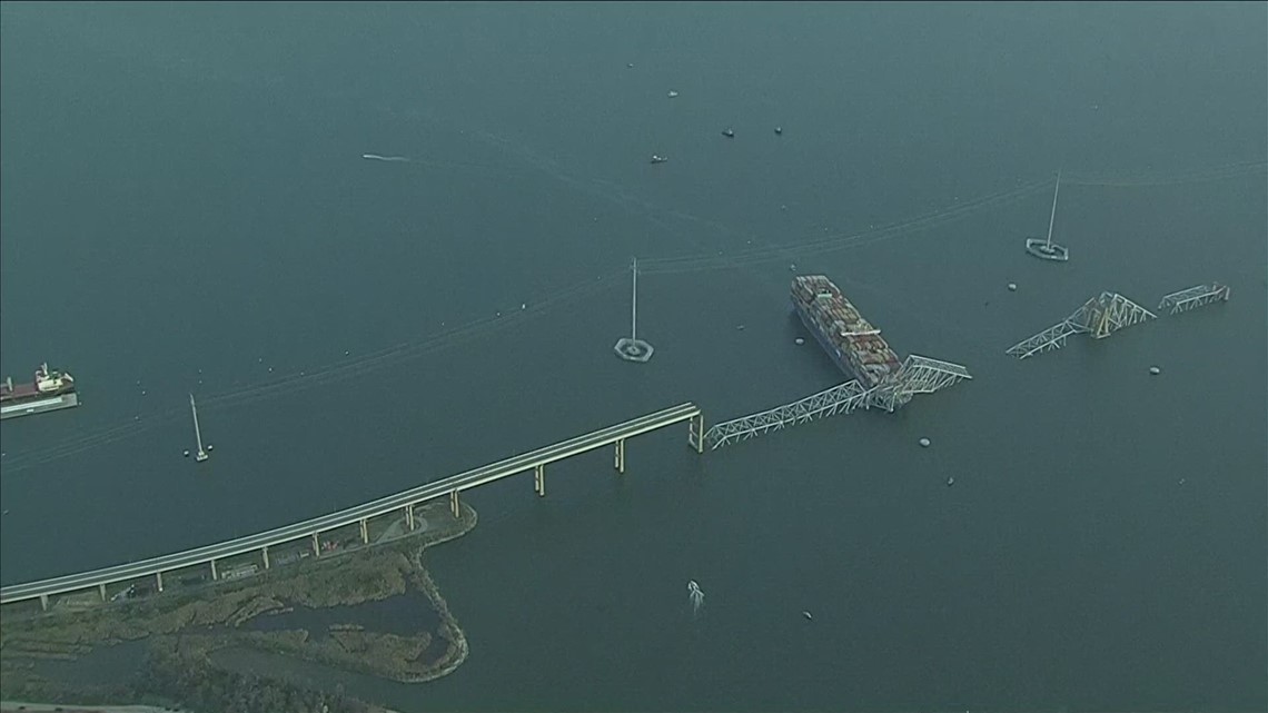 Key Bridge in Maryland collapsed into Patapsco River | wusa9.com