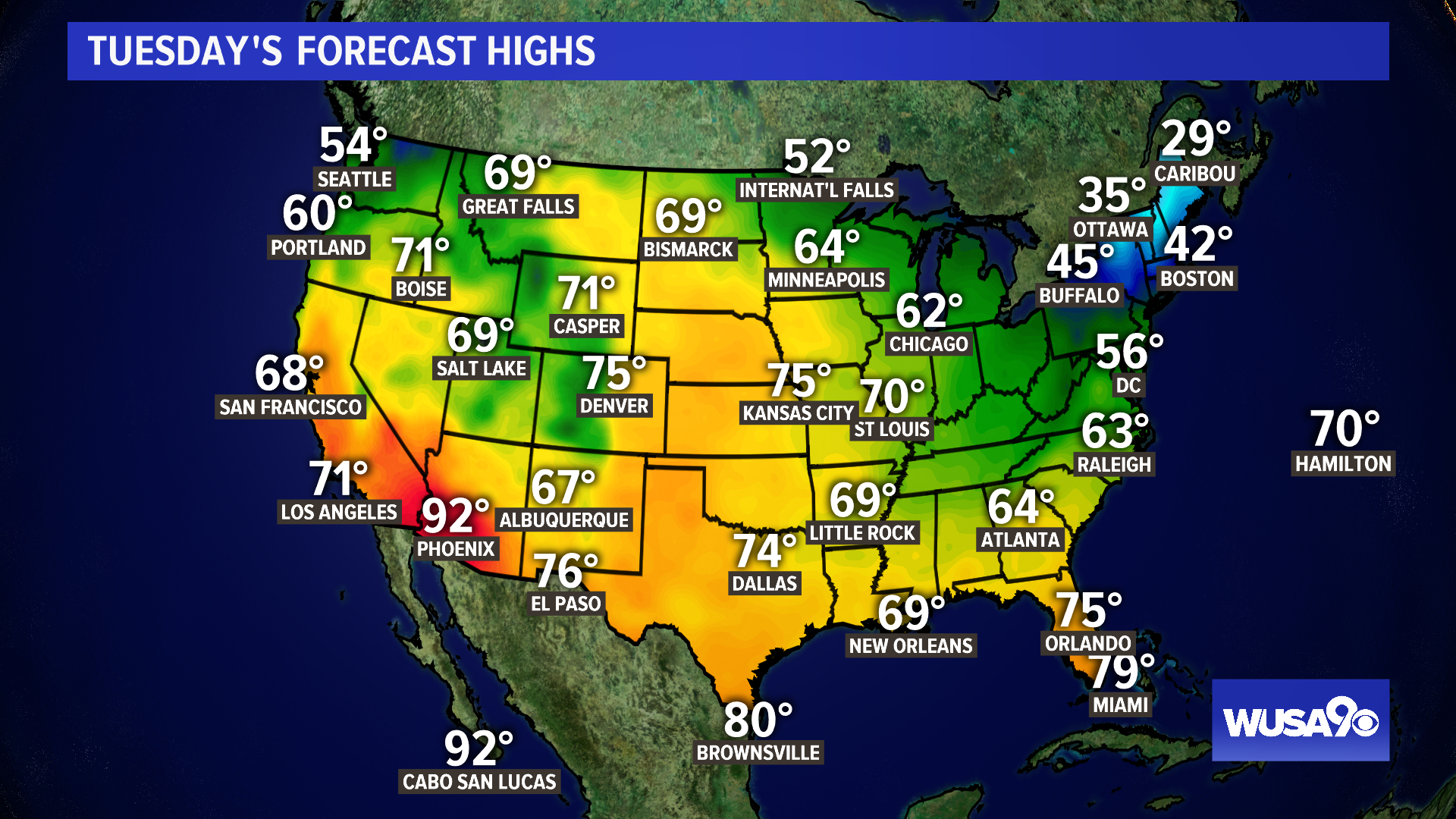 Election Day weather forecast | wusa9.com