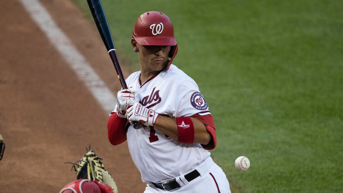 Here is how often MLB batters are being hit by pitches in 2022 | wusa9.com