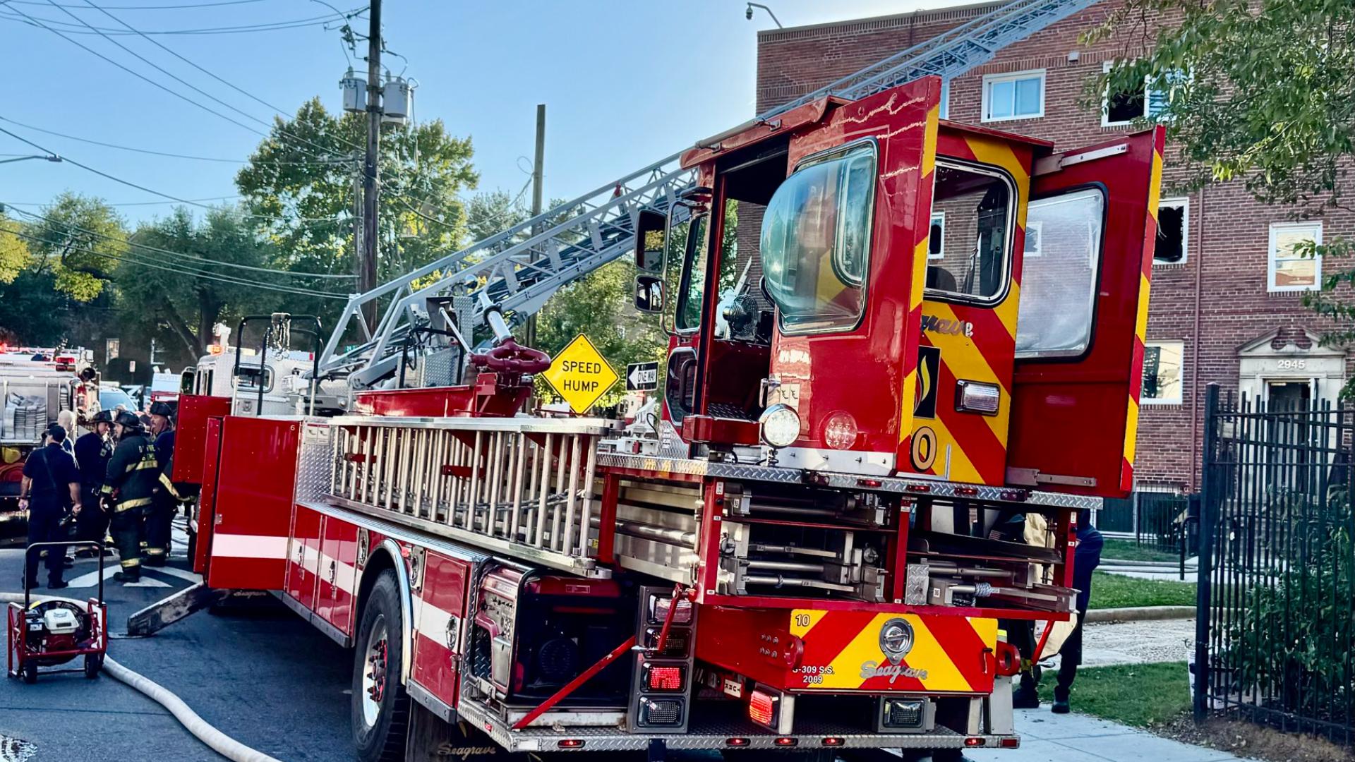 Fire in Southeast DC displaces 15, injures firefighter | wusa9.com