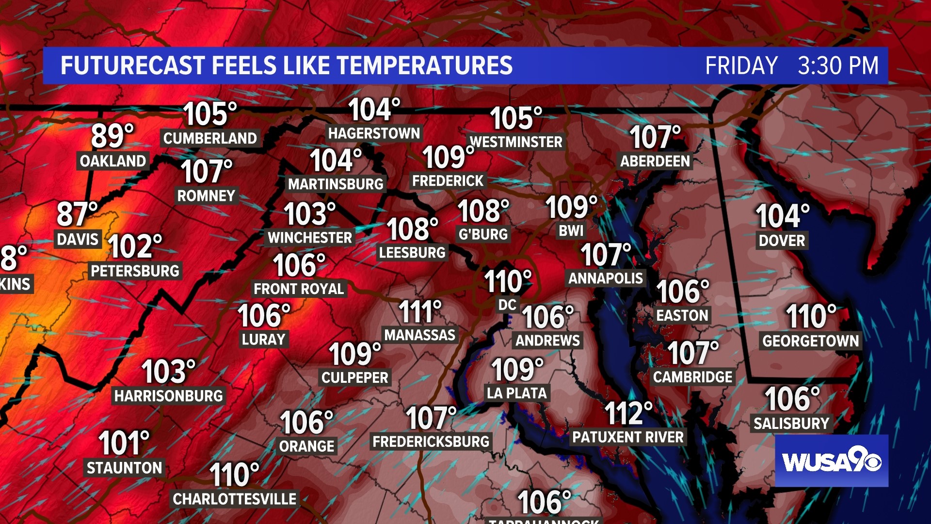 DC, Virginia, Maryland to see hottest temperatures of the year | wusa9.com