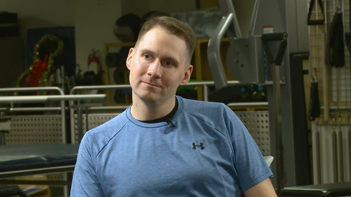 Police officer hit by driver and lost his legs talks recovery | wusa9.com