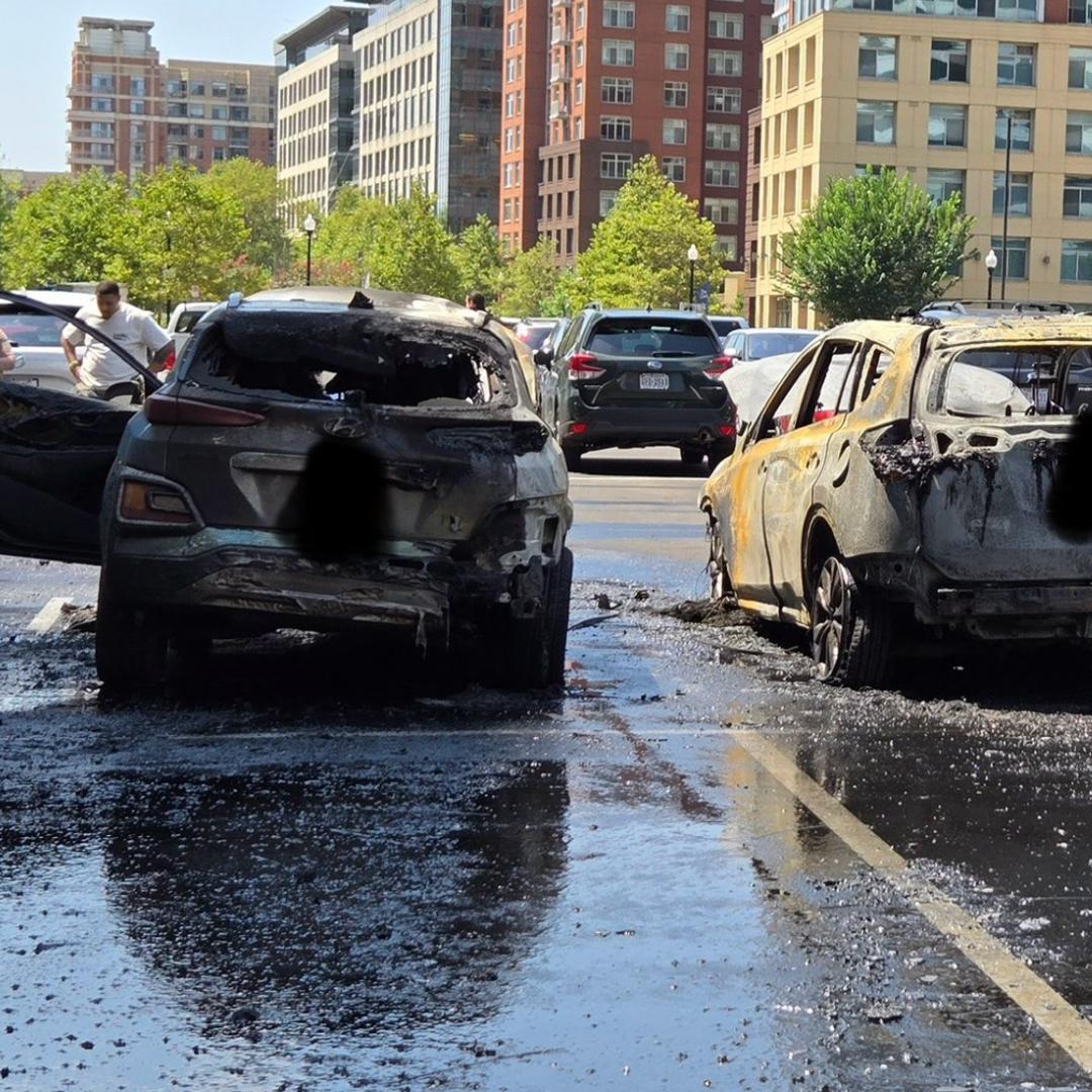 Arlington car explosion caught on camera | wusa9.com