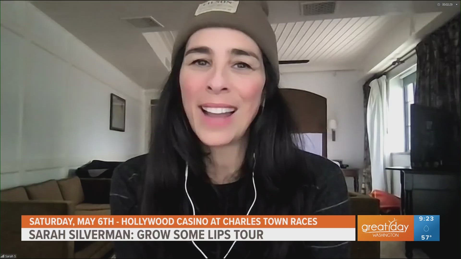 Sarah Silverman previews her show at Hollywood Casino at Charles Town Races | wusa9.com