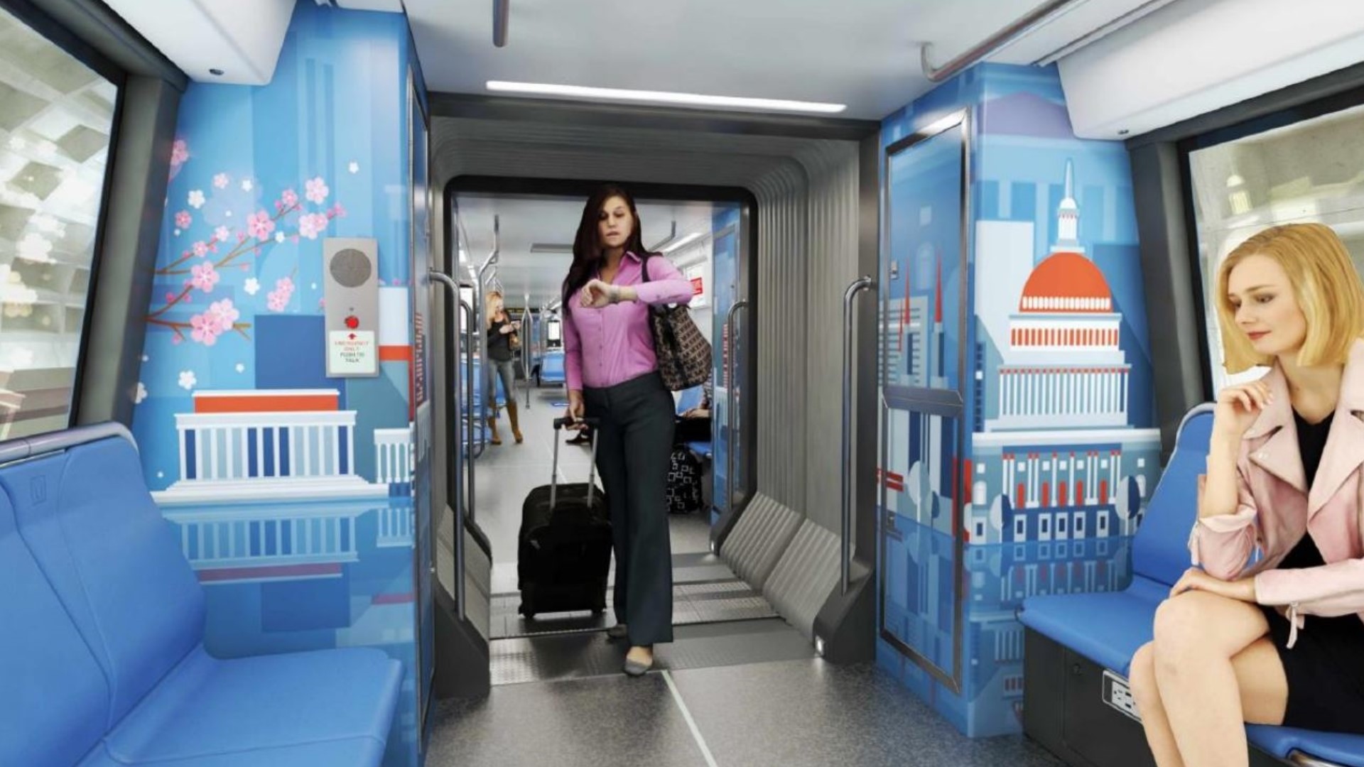 Renderings show inside of new 8000 series Metro cars | wusa9.com