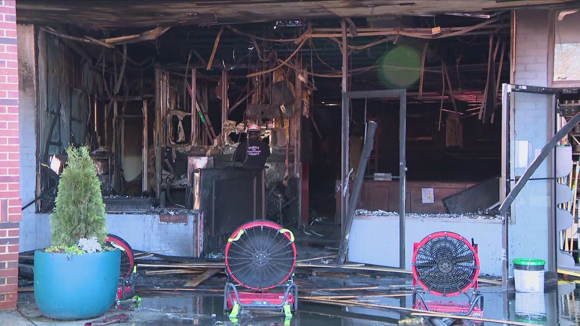 Fire damages several businesses at Barcroft Plaza shopping center in ...