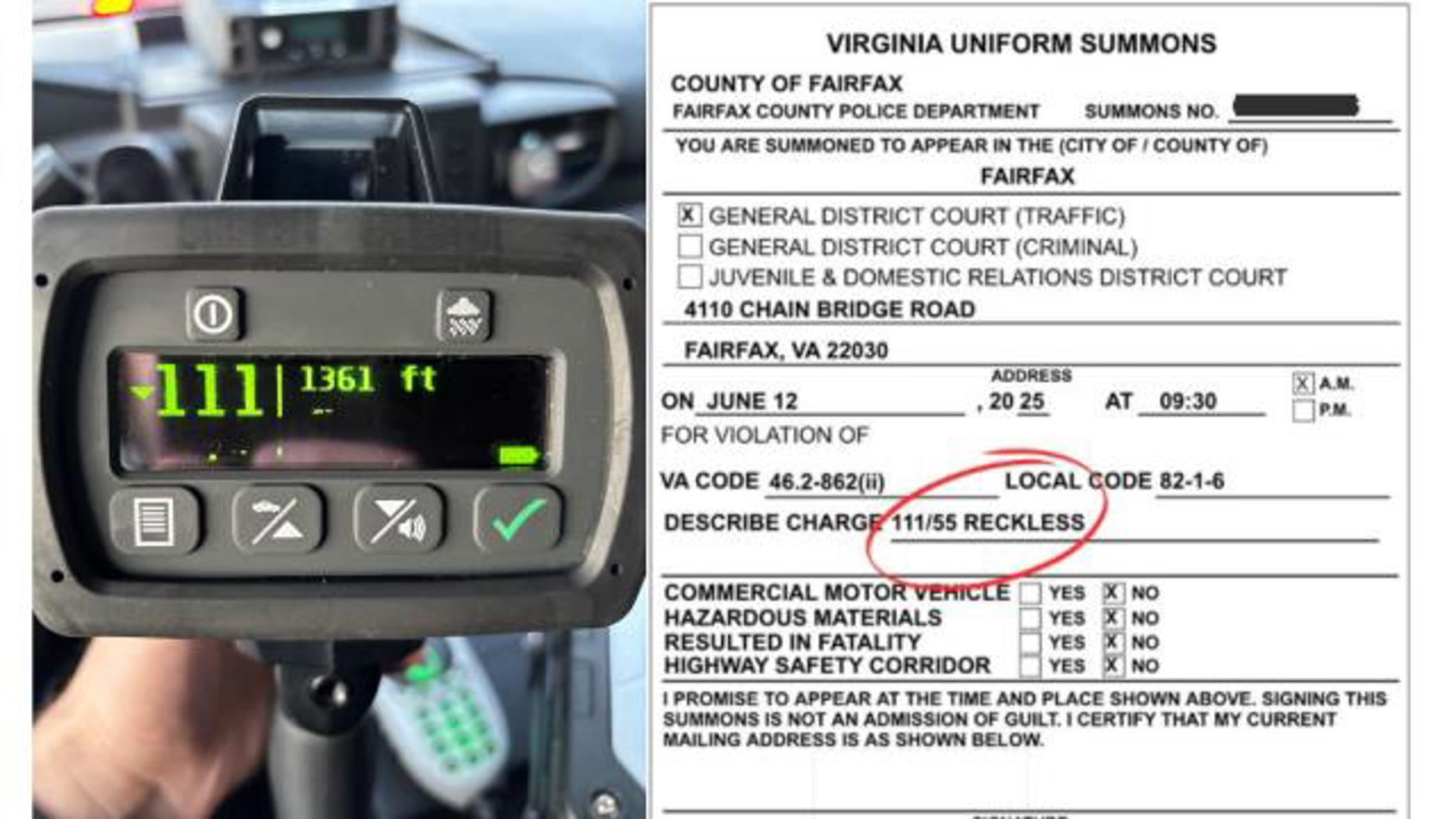 FCPD's 'Road Shark' issues over 9,000 citations in 1 week | wusa9.com