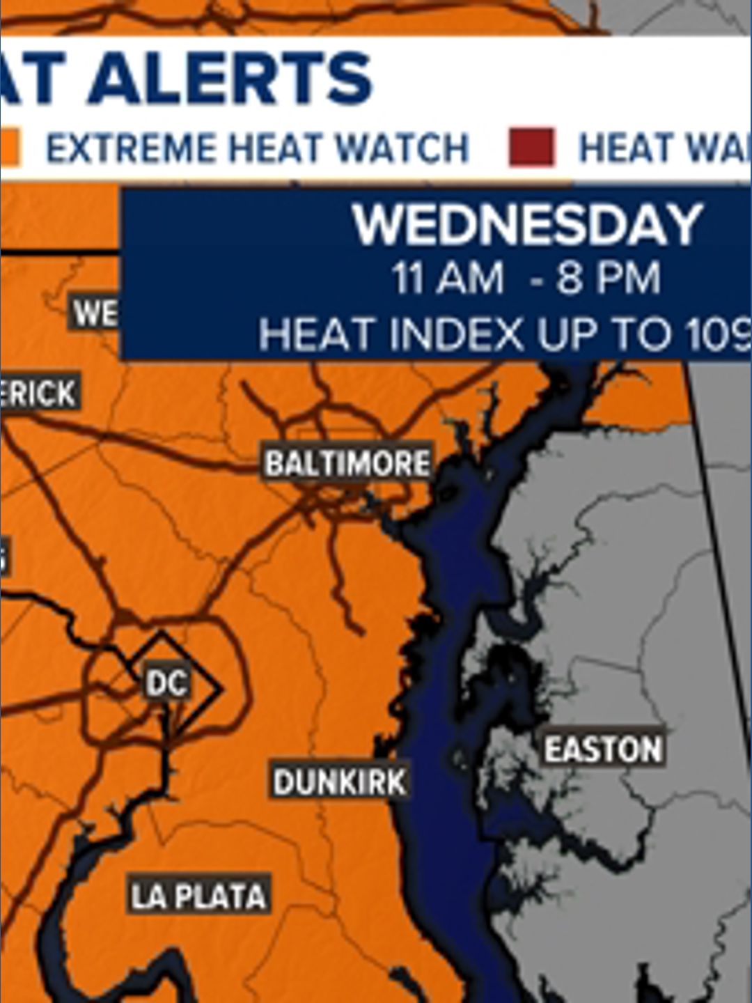 Weather Impact Alert: Heat wave to scorch DC - Here's how hot it will ...