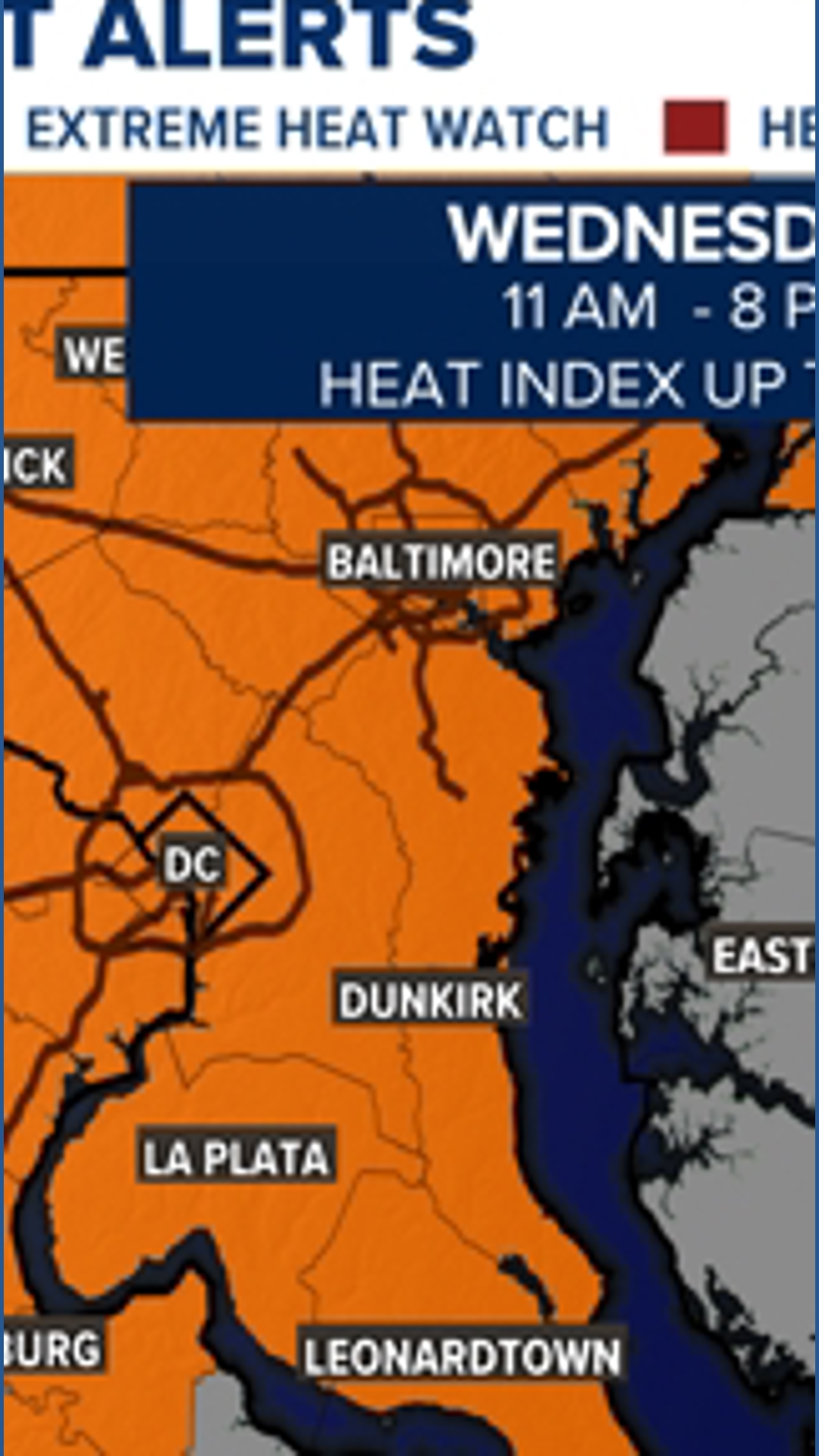 Weather Impact Alert: Heat wave to scorch DC - Here's how hot it will ...