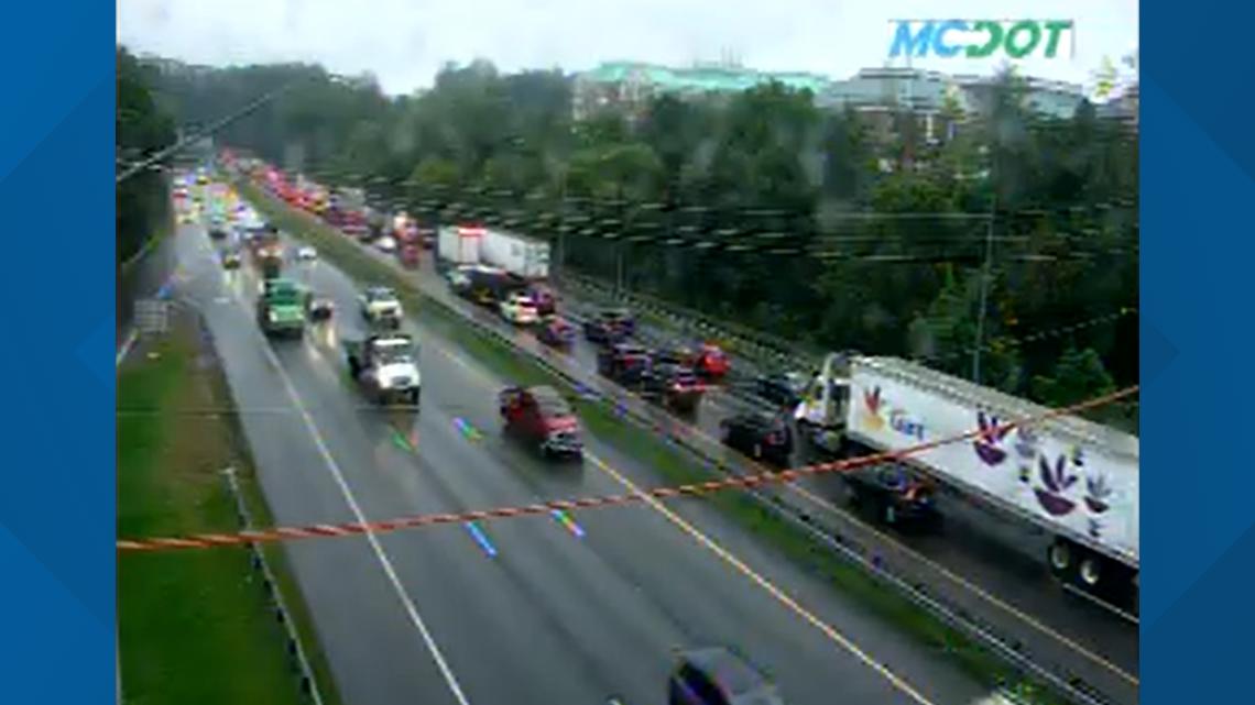 Maryland traffic alert: I-495 inner loop delays due to crash | wusa9.com