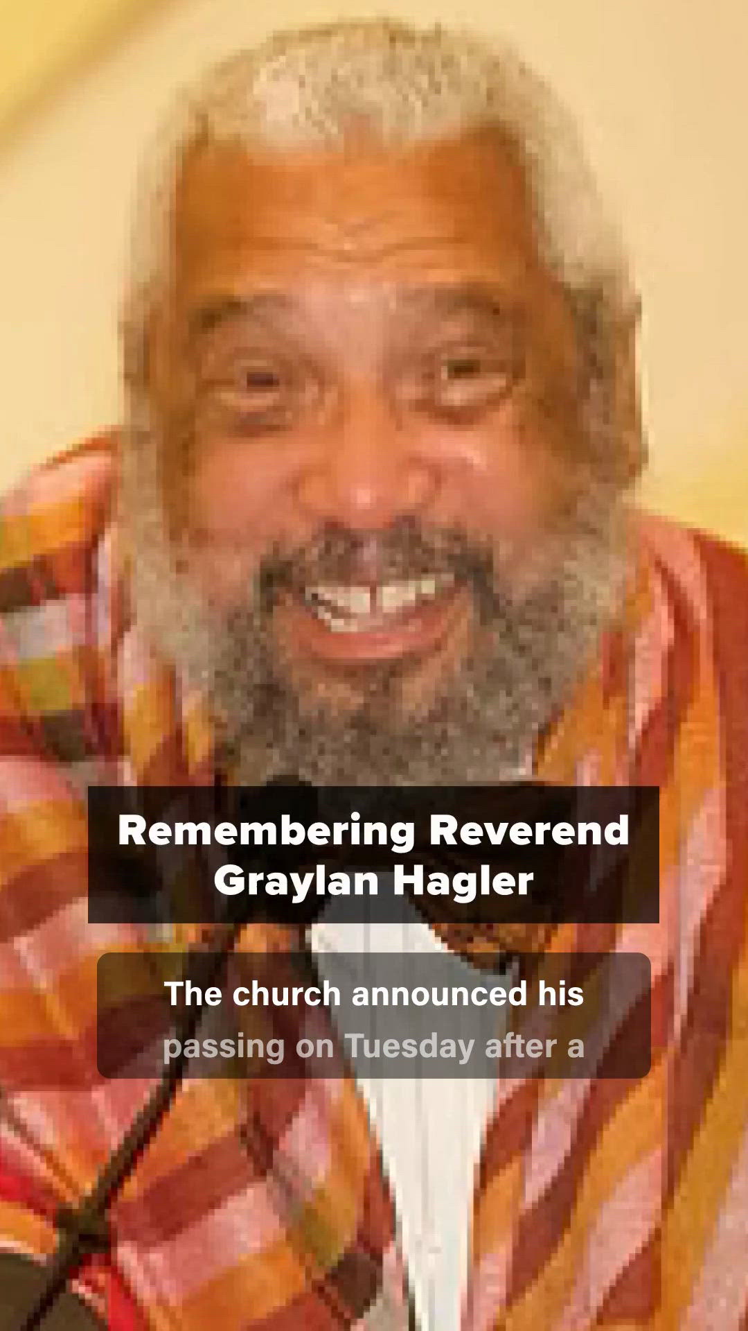 Remembering Reverend Graylan Hagler | wusa9.com