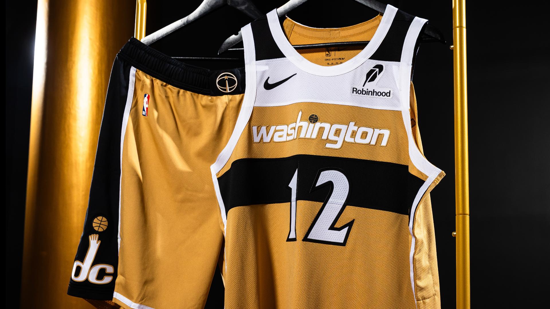 Wizards unveil gold City Edition uniforms for 2025-2026 season | wusa9.com
