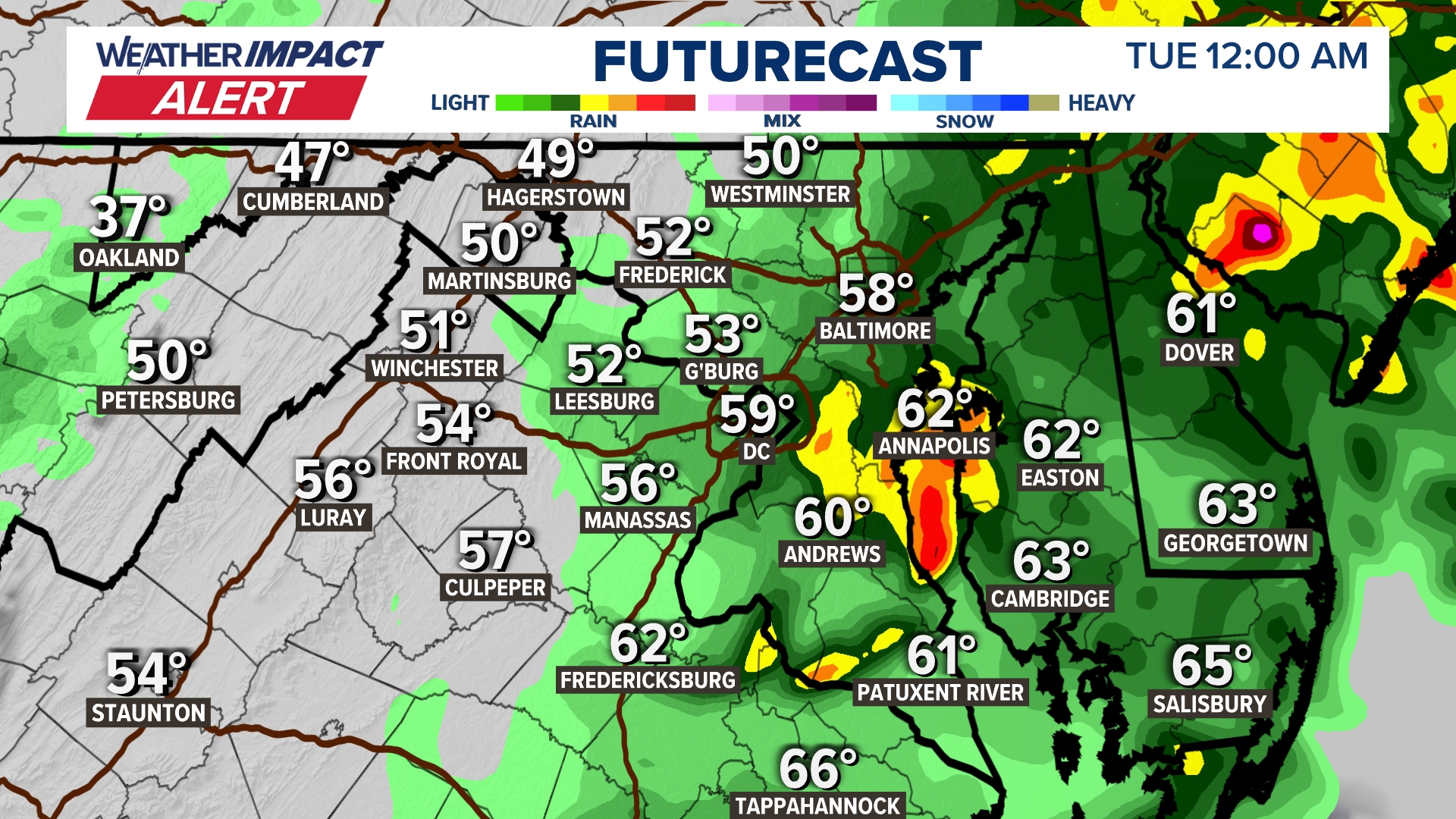 Severe storms hit the Washington area Monday with damaging winds ...