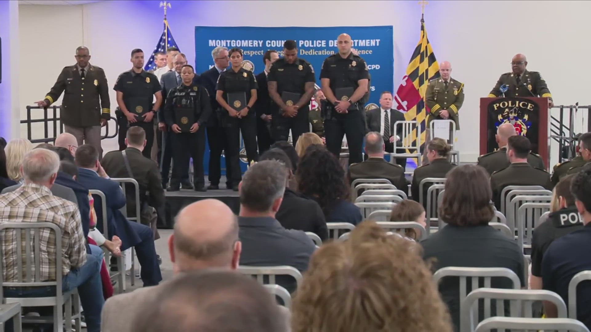 Officers honored for saving fellow officer's life | wusa9.com
