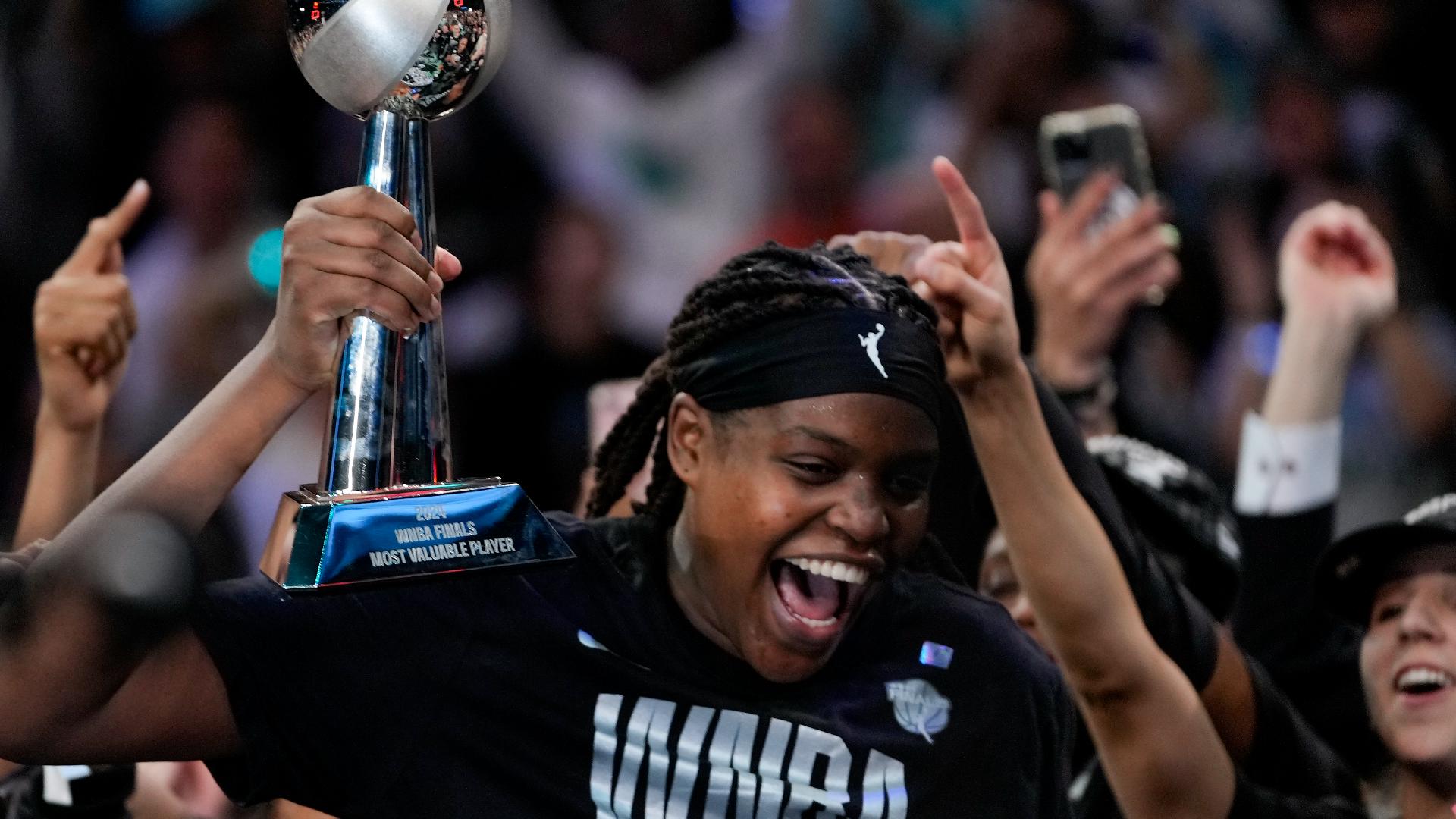 Prince George's Jonquel Jones wins MVP for WNBA | wusa9.com