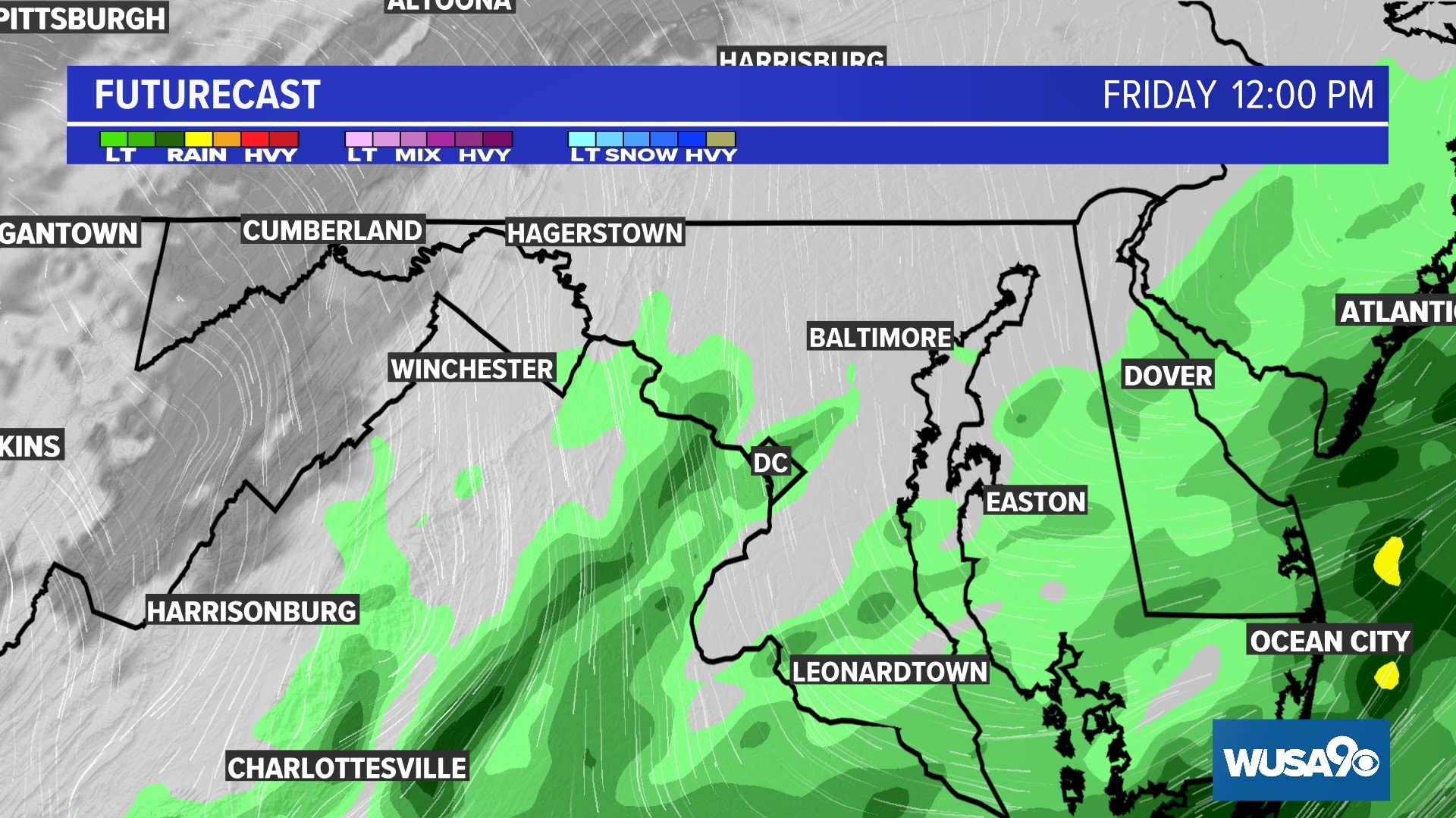 Wet weather timeline Thursday and Friday | wusa9.com
