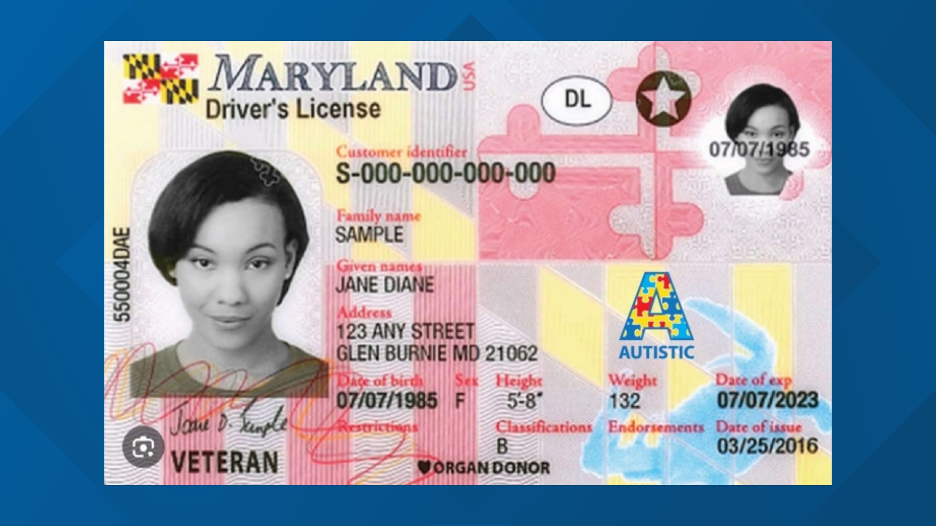 "Eric's ID Law" to help people with invisible disabilities | wusa9.com