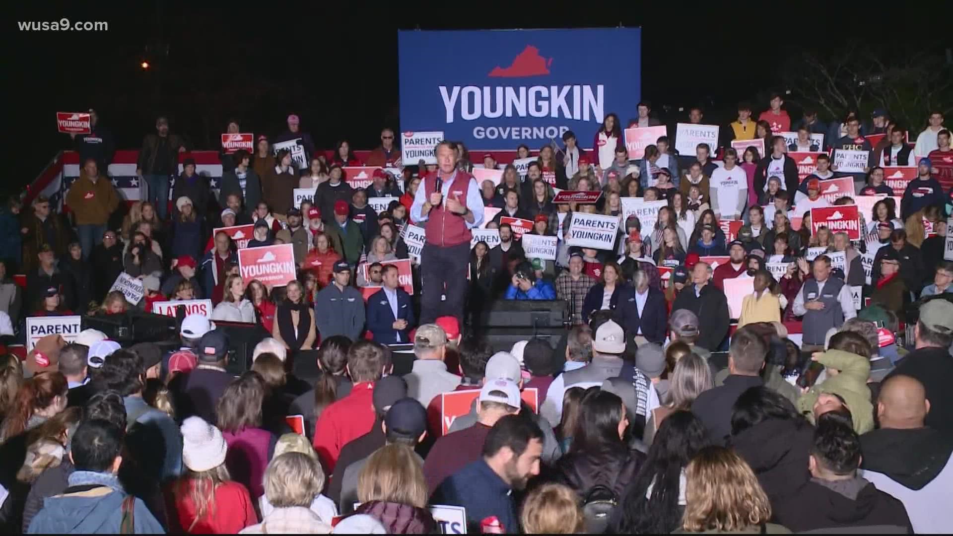 Youngkin viewed more favorably than former President Trump | wusa9.com