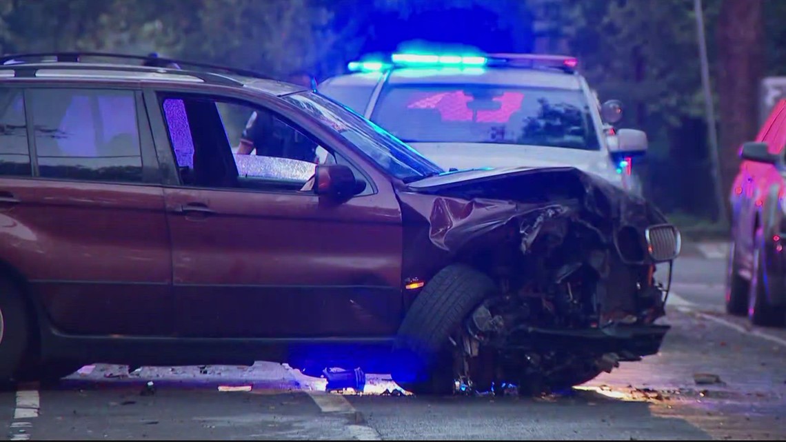 Car hits multiple vehicles in Northwest DC | wusa9.com