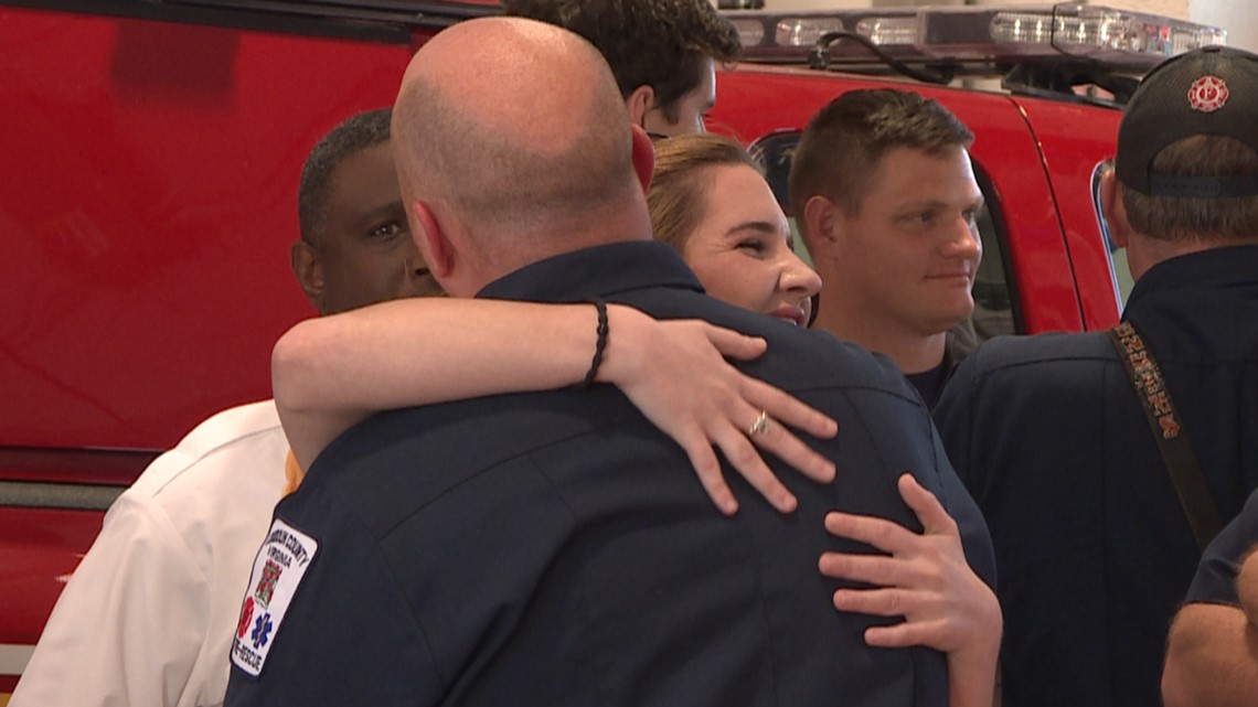 Woman impaled by tree thanks first responders who saved her | wusa9.com