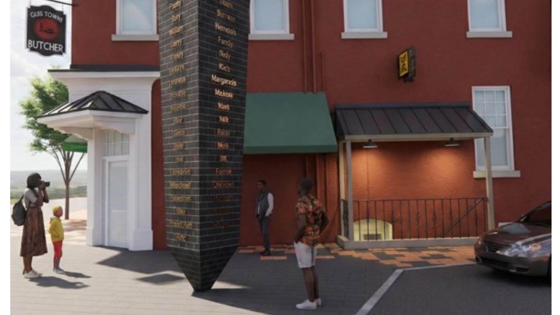 Permanent memorial planned for site of former Slave Auction Block ...